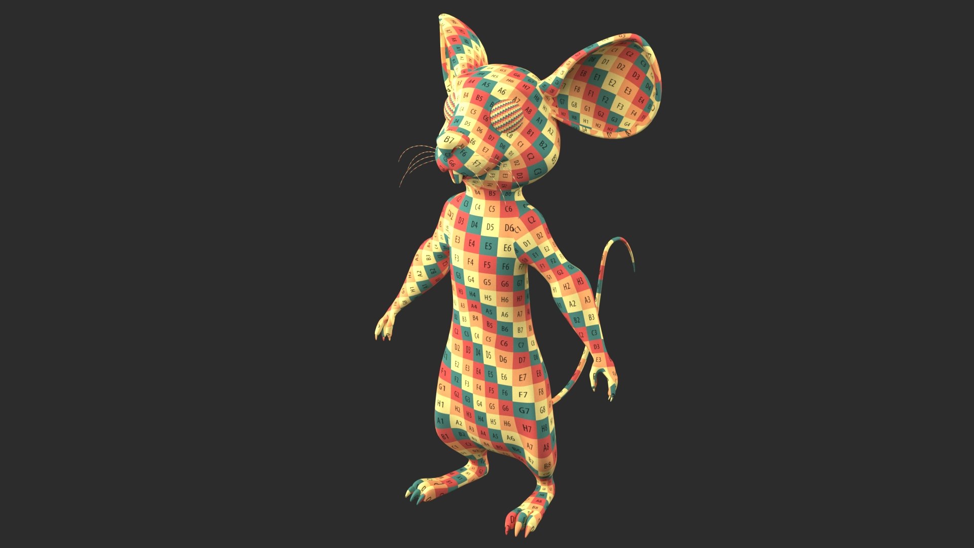 Cartoon Mouse Character Model - TurboSquid 2102060