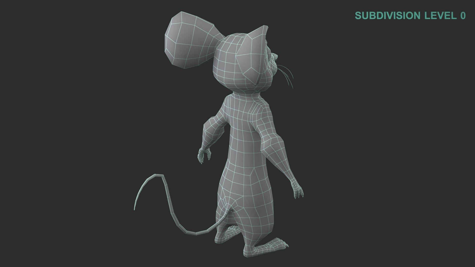 Cartoon Mouse Character Model - TurboSquid 2102060
