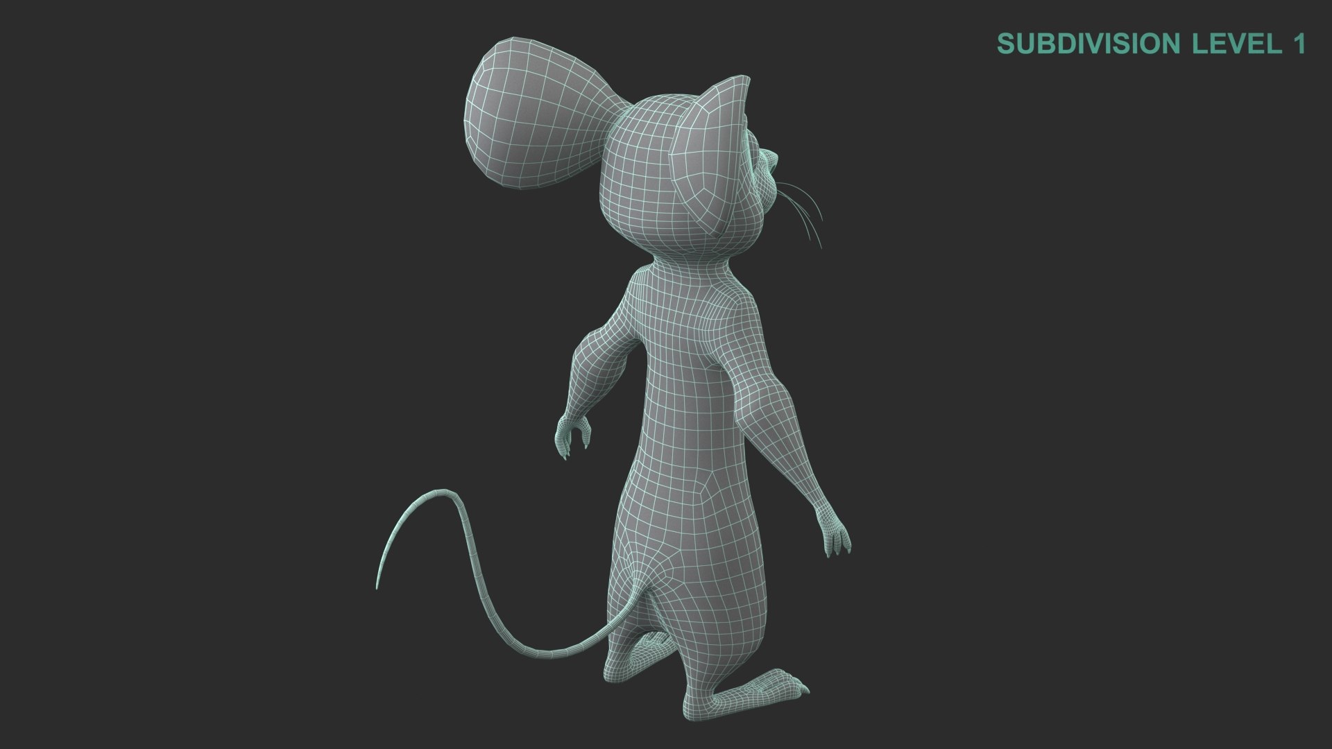 Cartoon Mouse Character Model - TurboSquid 2102060