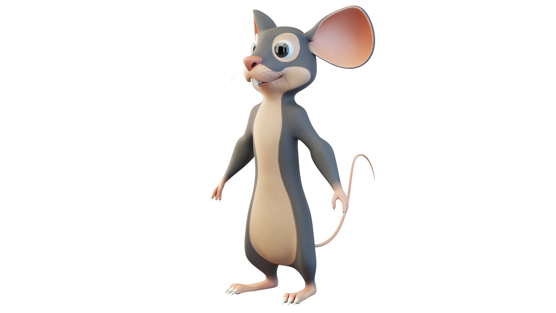 Cartoon Mouse Character Model - TurboSquid 2102060