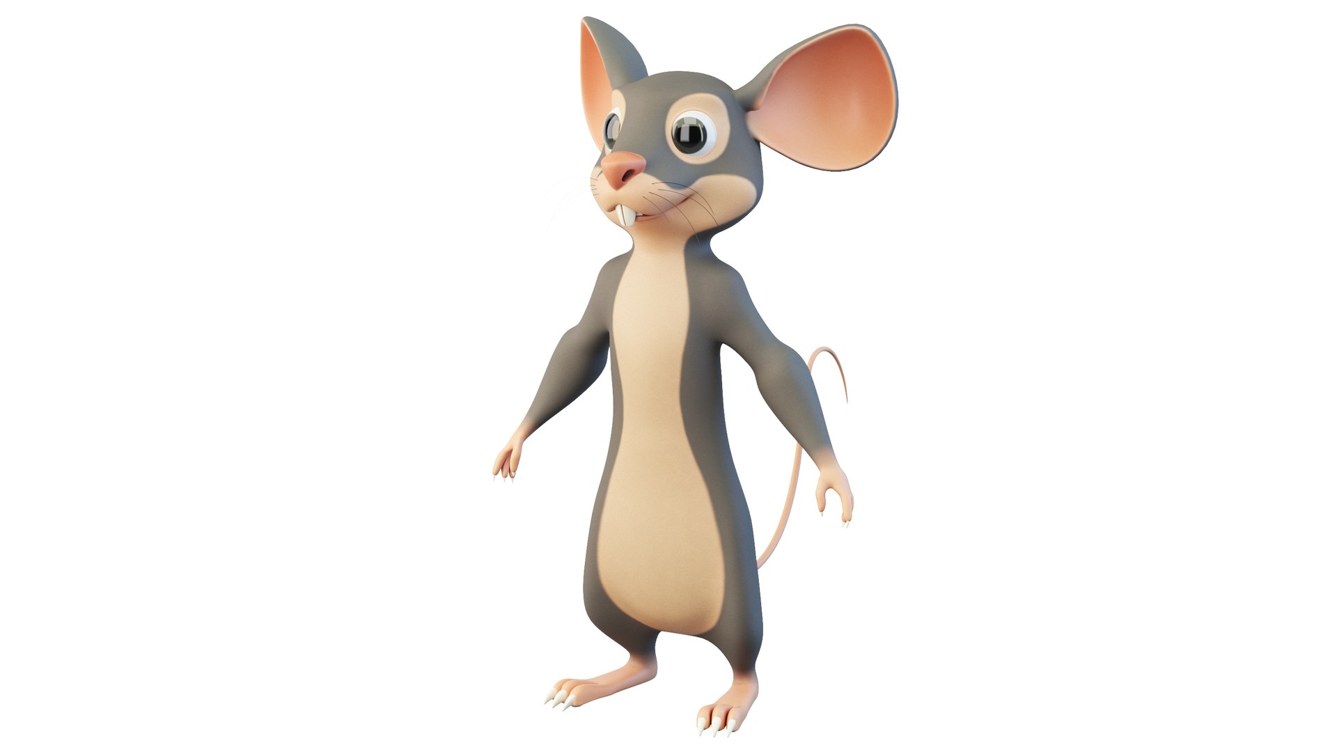 Cartoon Mouse Character Model - TurboSquid 2102060