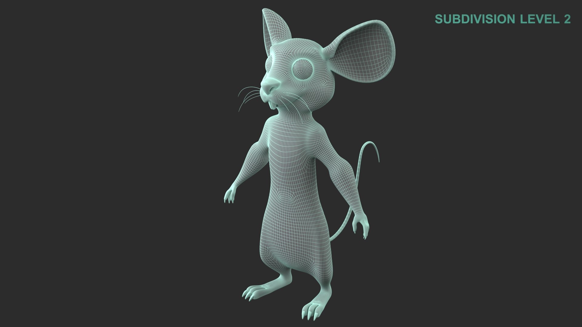Cartoon Mouse Character Model - TurboSquid 2102060