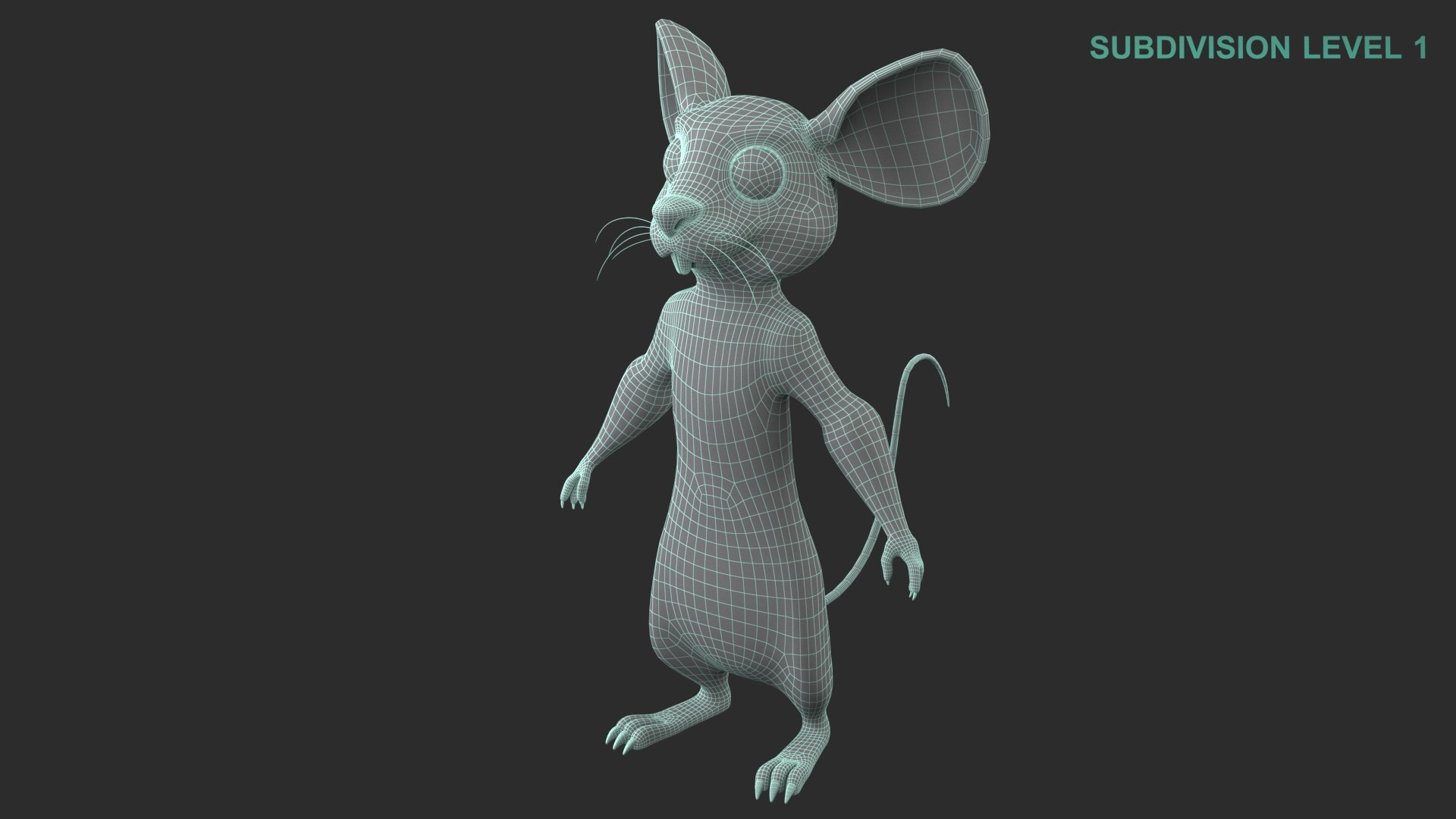 Cartoon Mouse Character Model - TurboSquid 2102060