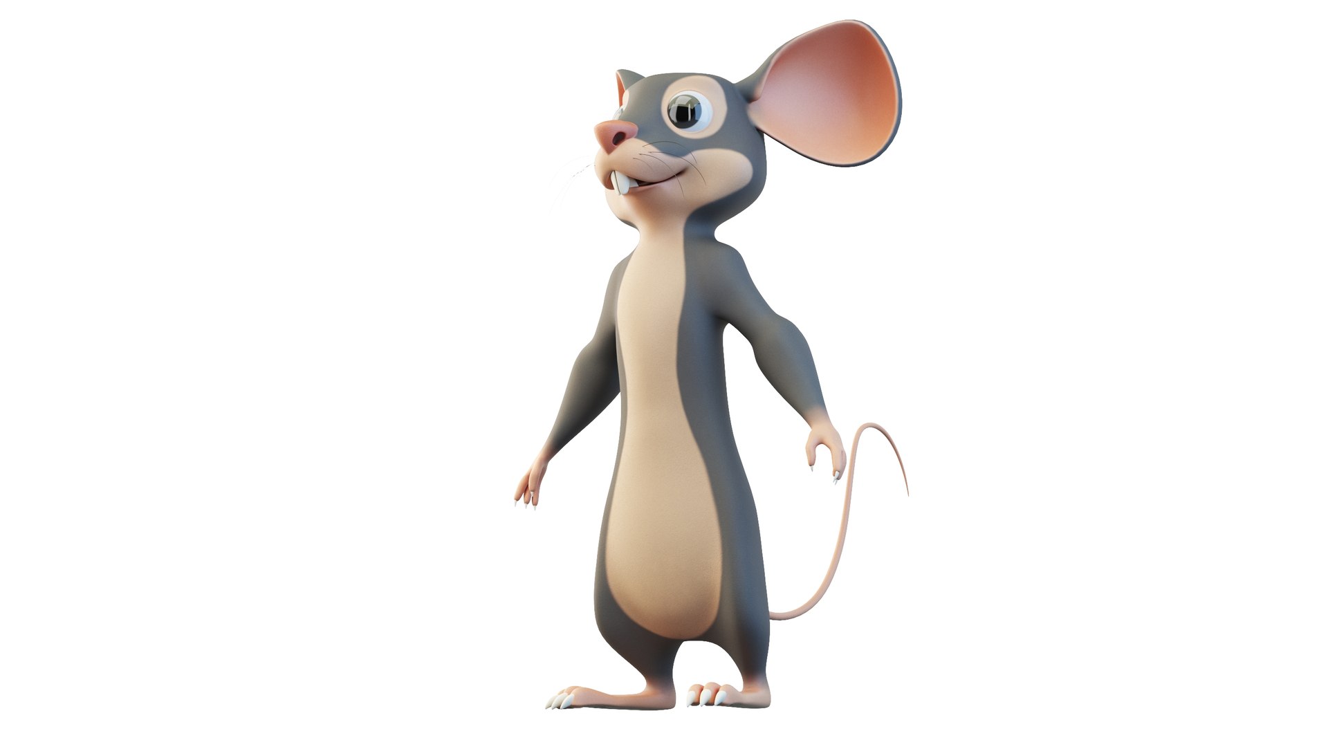 Cartoon Mouse Character Model - TurboSquid 2102060