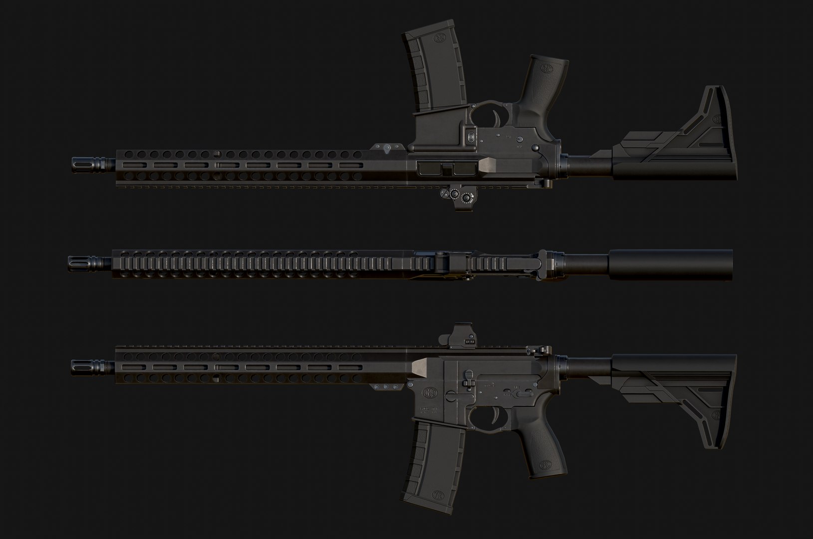 Fn15 Guardian 3D Model - TurboSquid 2392036