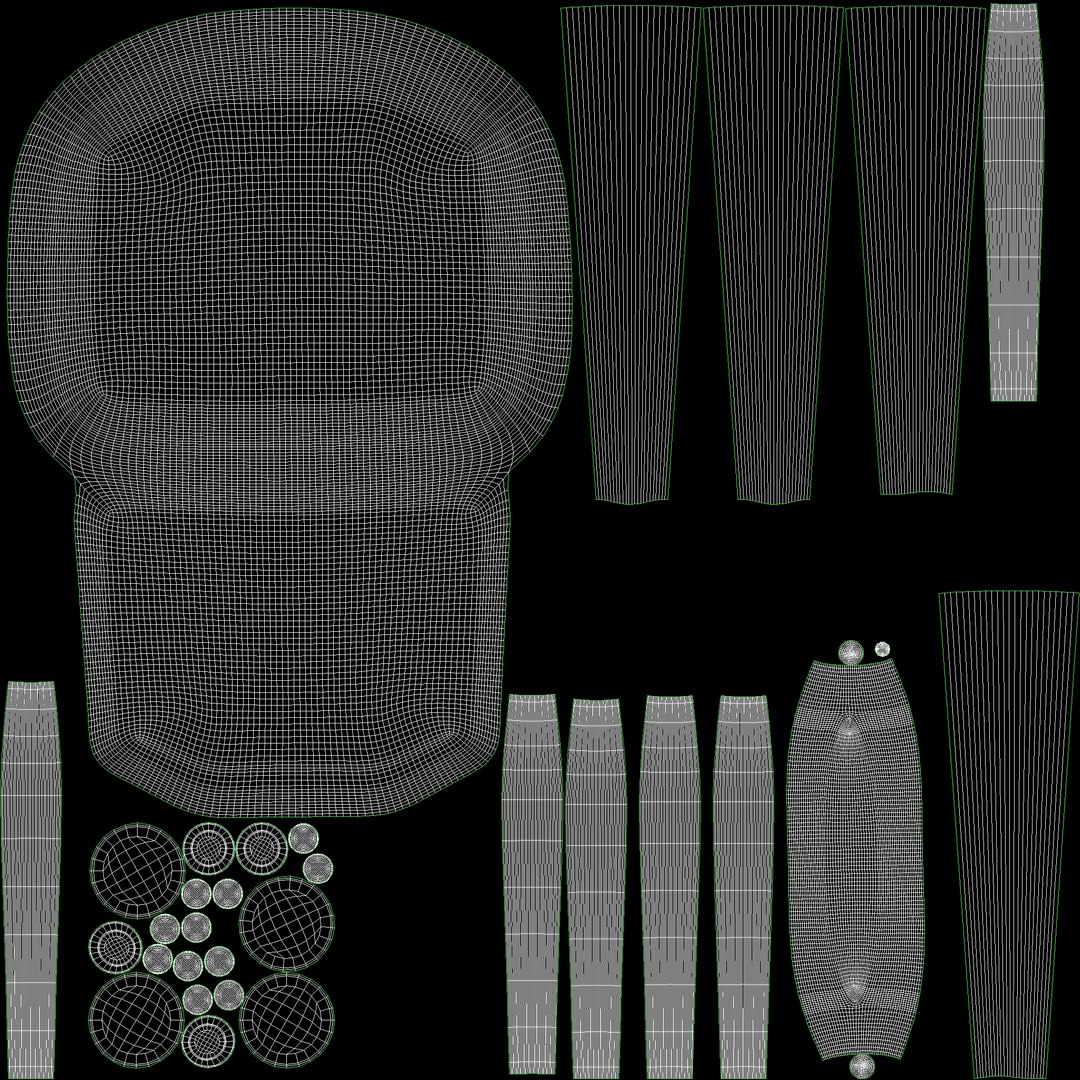 Chair v49 3D model - TurboSquid 1629126