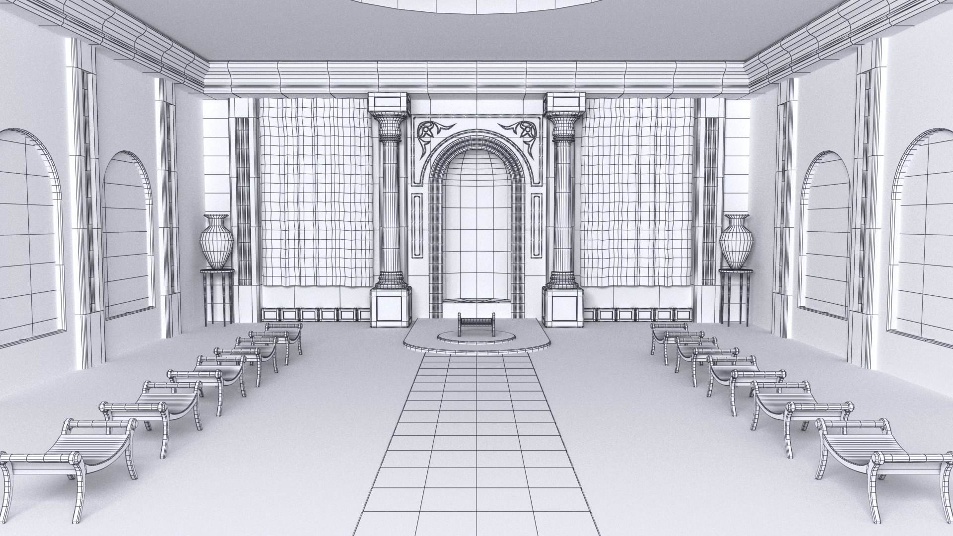 Interior Arabic Palace 3D Model - TurboSquid 1580166