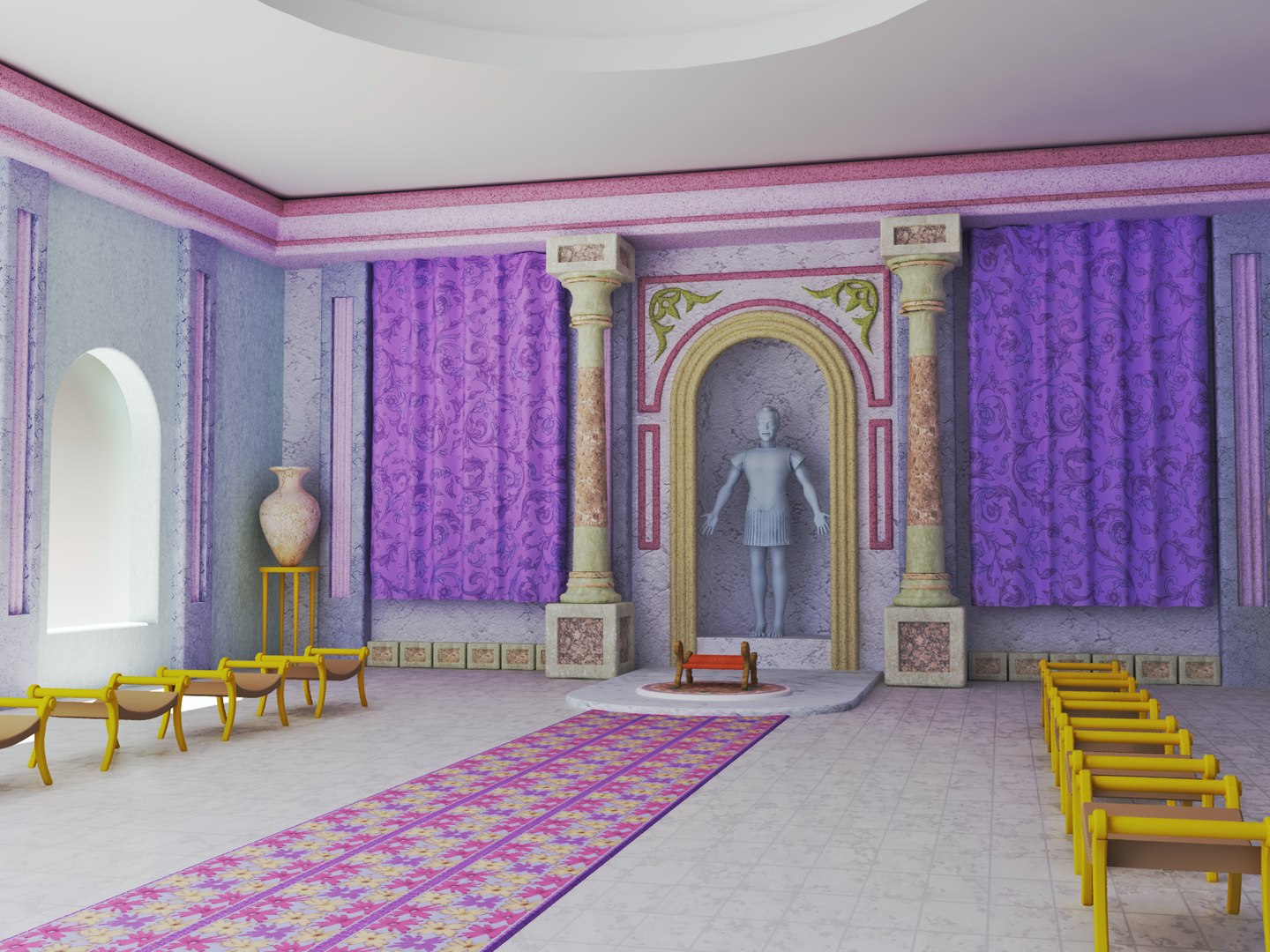 Interior Arabic Palace 3D Model - TurboSquid 1580166