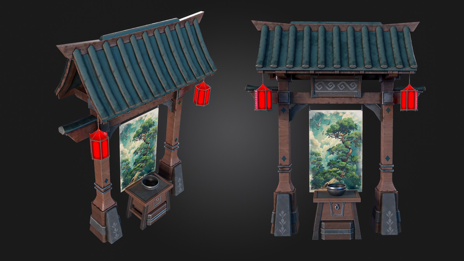 3D Japanese Prop Model - TurboSquid 2203395