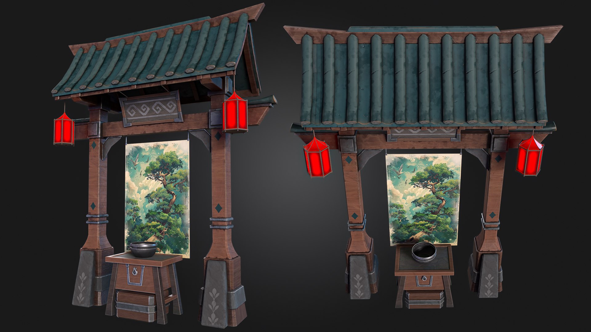 3D Japanese Prop Model - TurboSquid 2203395