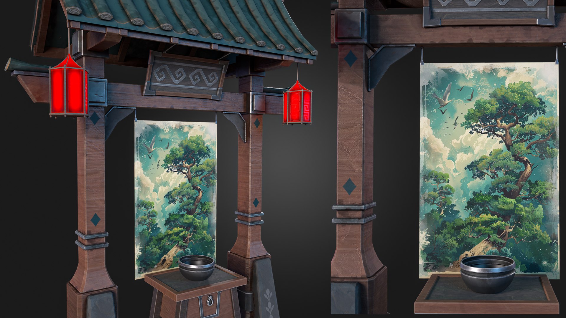 3D Japanese Prop Model - TurboSquid 2203395