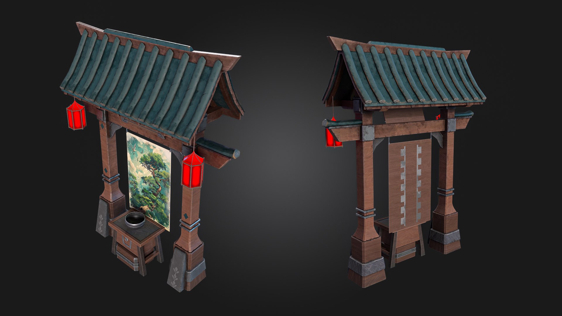 3D Japanese Prop Model - TurboSquid 2203395