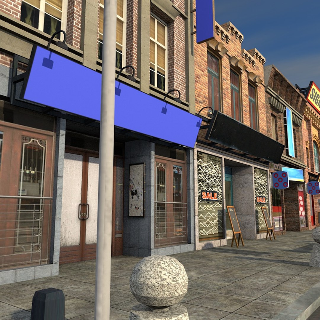 C4d Street Scene