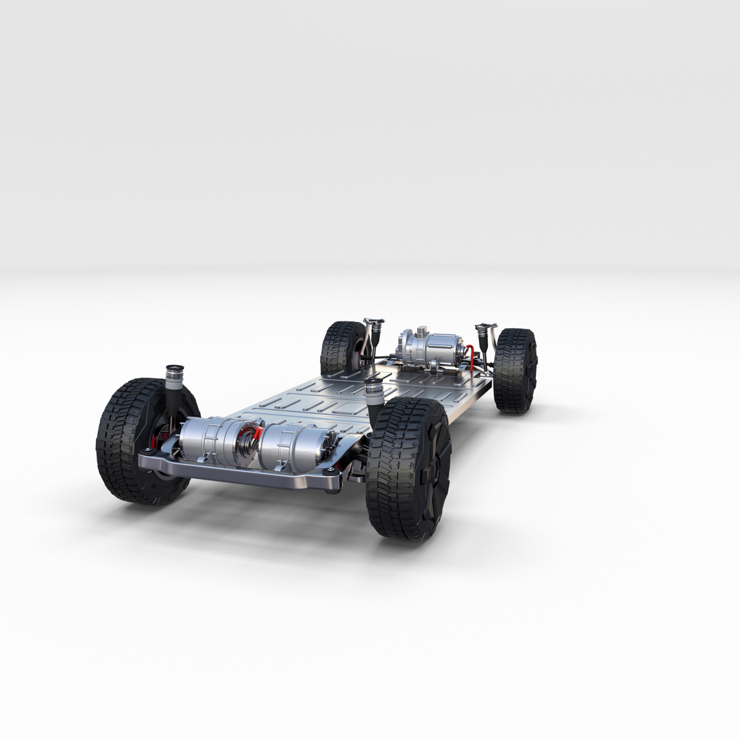 modelo 3d Chasis Tesla Cybertruck - TurboSquid 1505965