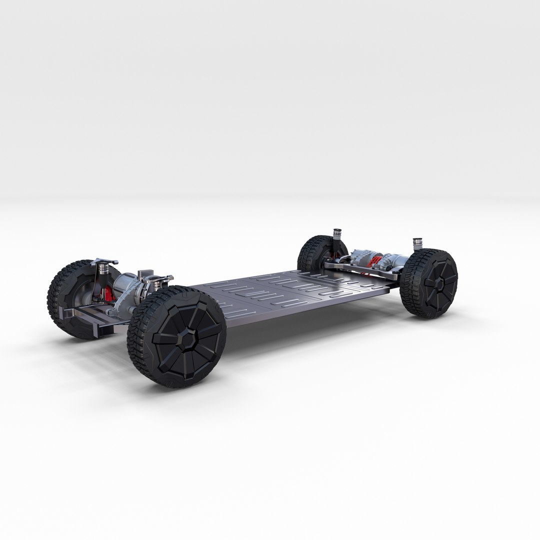 3D Tesla Cybertruck Chassis - TurboSquid 1505965
