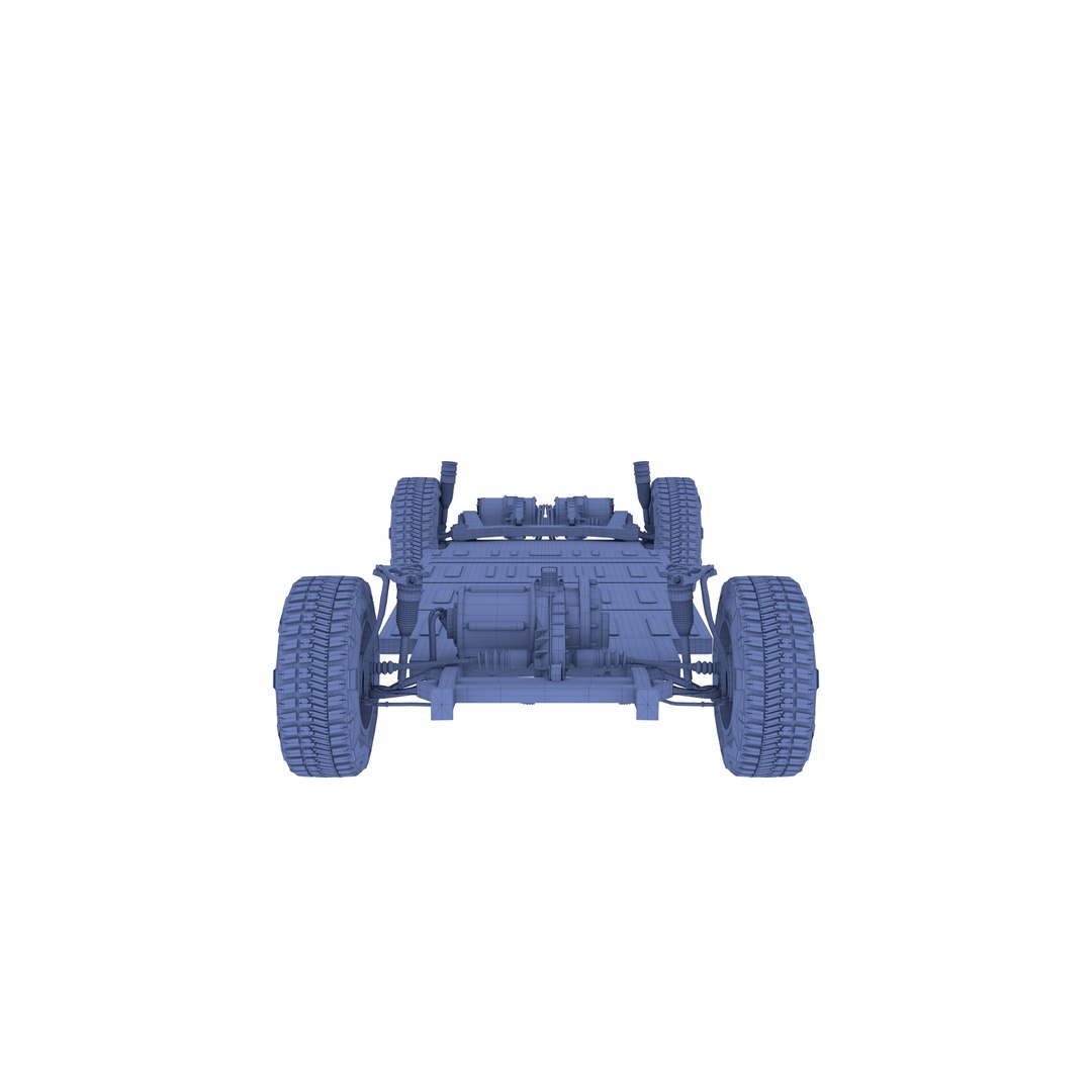 3D tesla cybertruck chassis - TurboSquid 1505965
