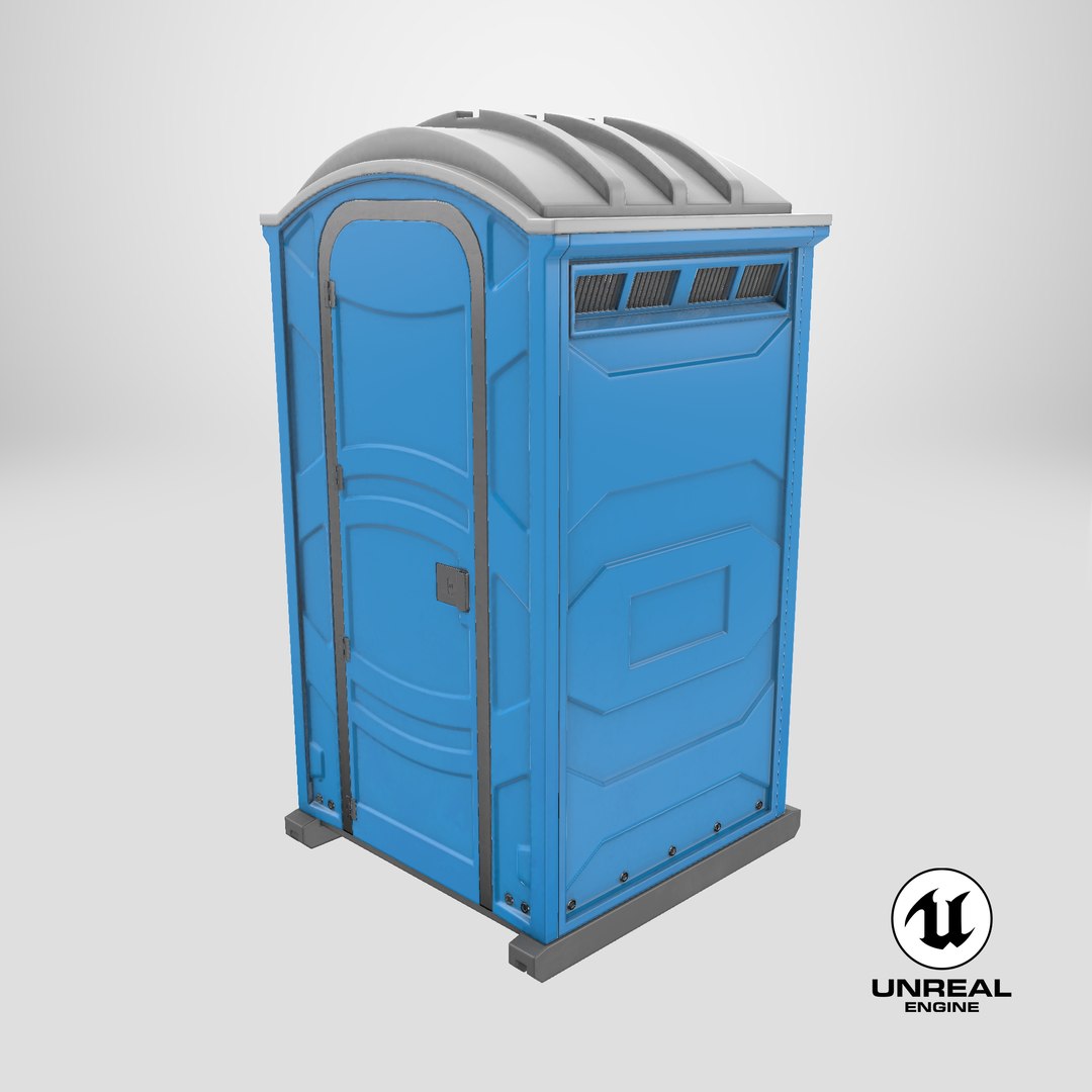 3D Portable Restroom - TurboSquid 2014254
