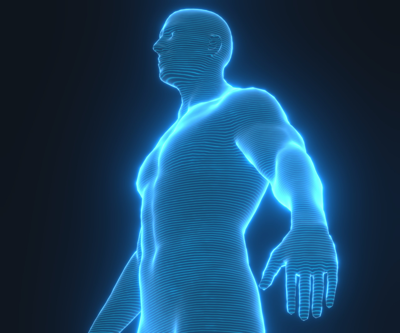3D hologram male female model - TurboSquid 1691037