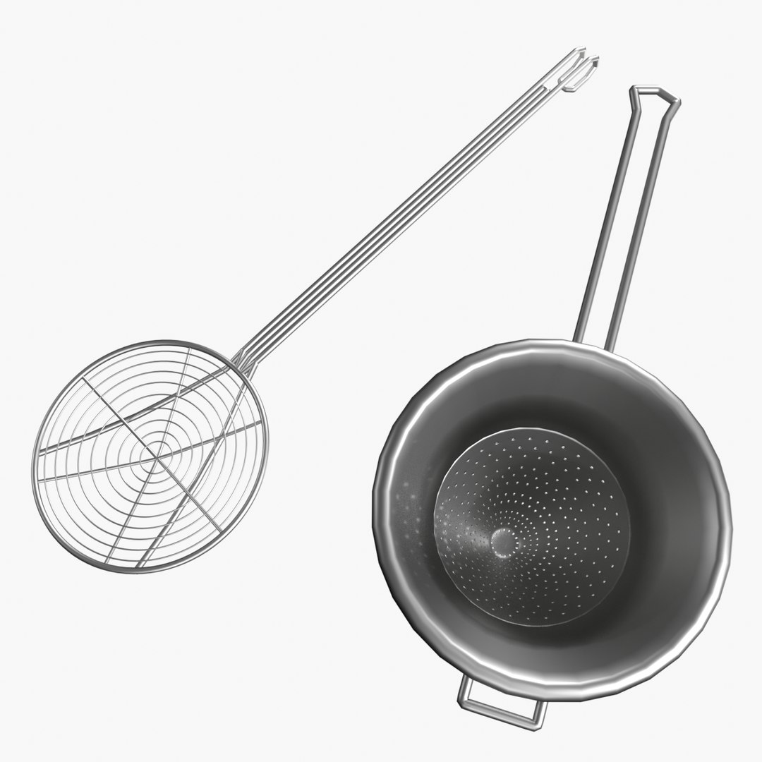 3D Industrial Kitchen Strainers Pack - TurboSquid 2367395