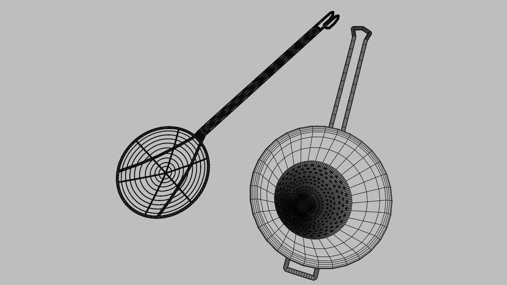 3D Industrial Kitchen Strainers Pack - TurboSquid 2367395