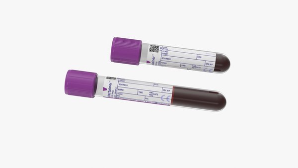 Purple test tube 3D model - TurboSquid 1540241