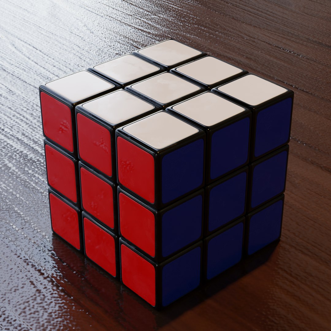 3D Model Animated Rubix Cube 3x3 - TurboSquid 2081946