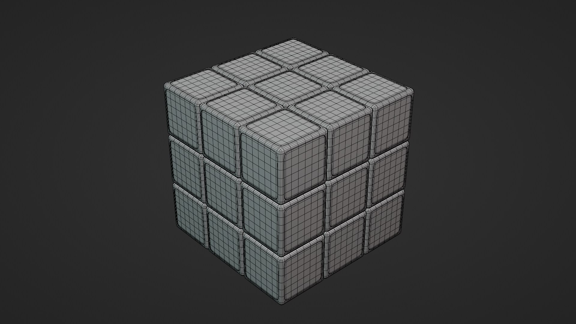3D Model Animated Rubix Cube 3x3 - TurboSquid 2081946