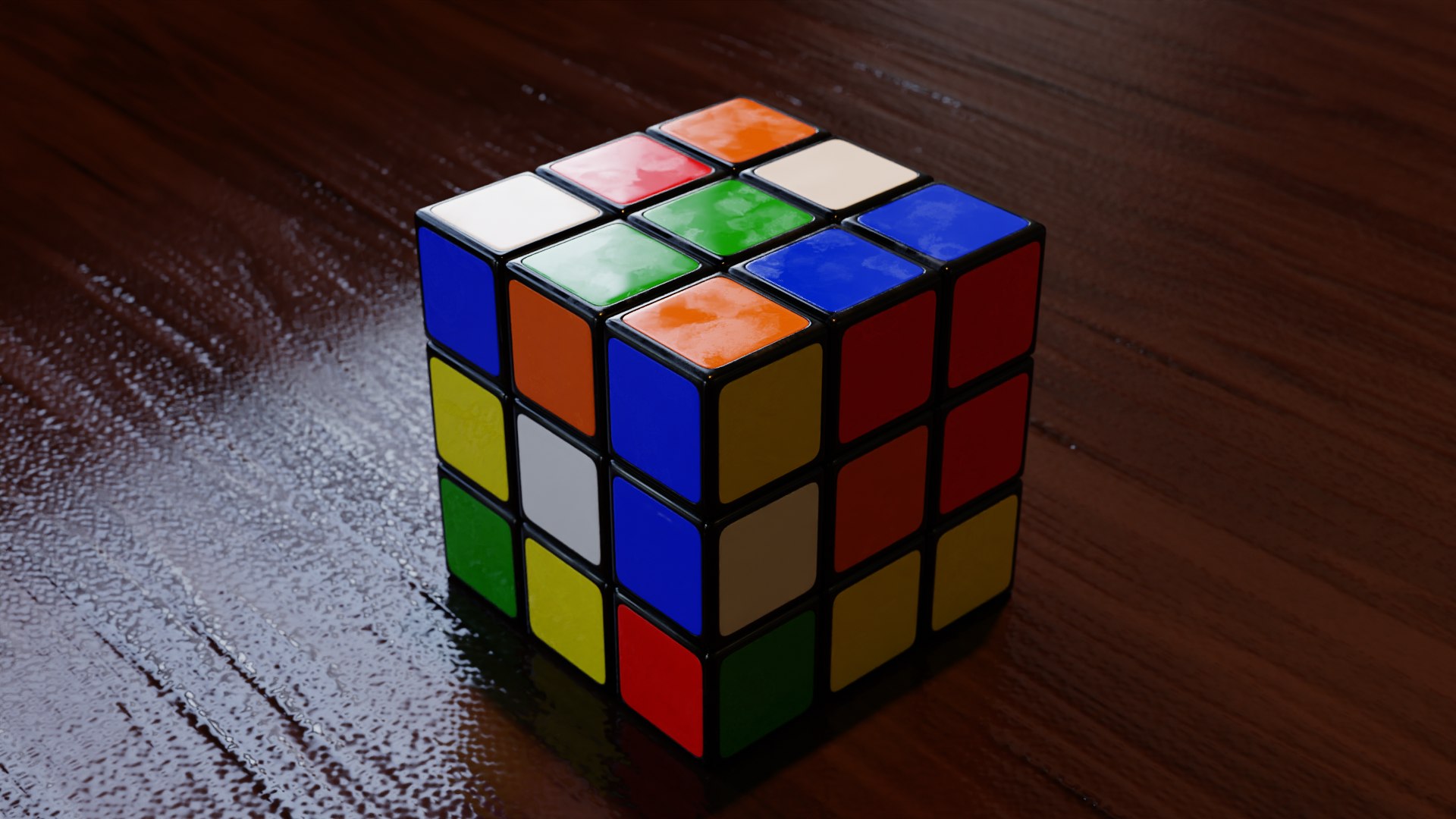 3D Model Animated Rubix Cube 3x3 - TurboSquid 2081946