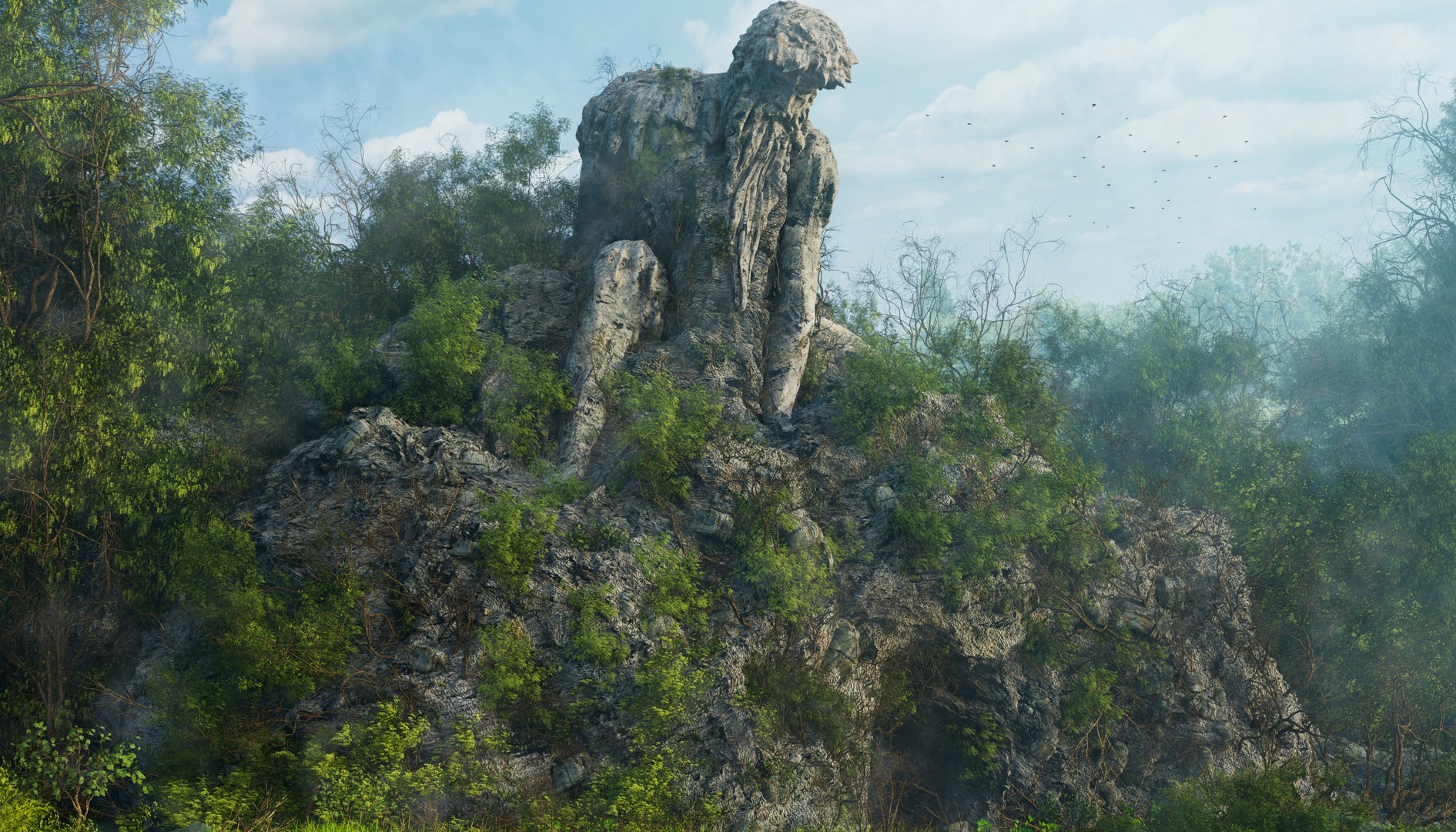 The Apennine Colossus 3D Model - TurboSquid 2238005