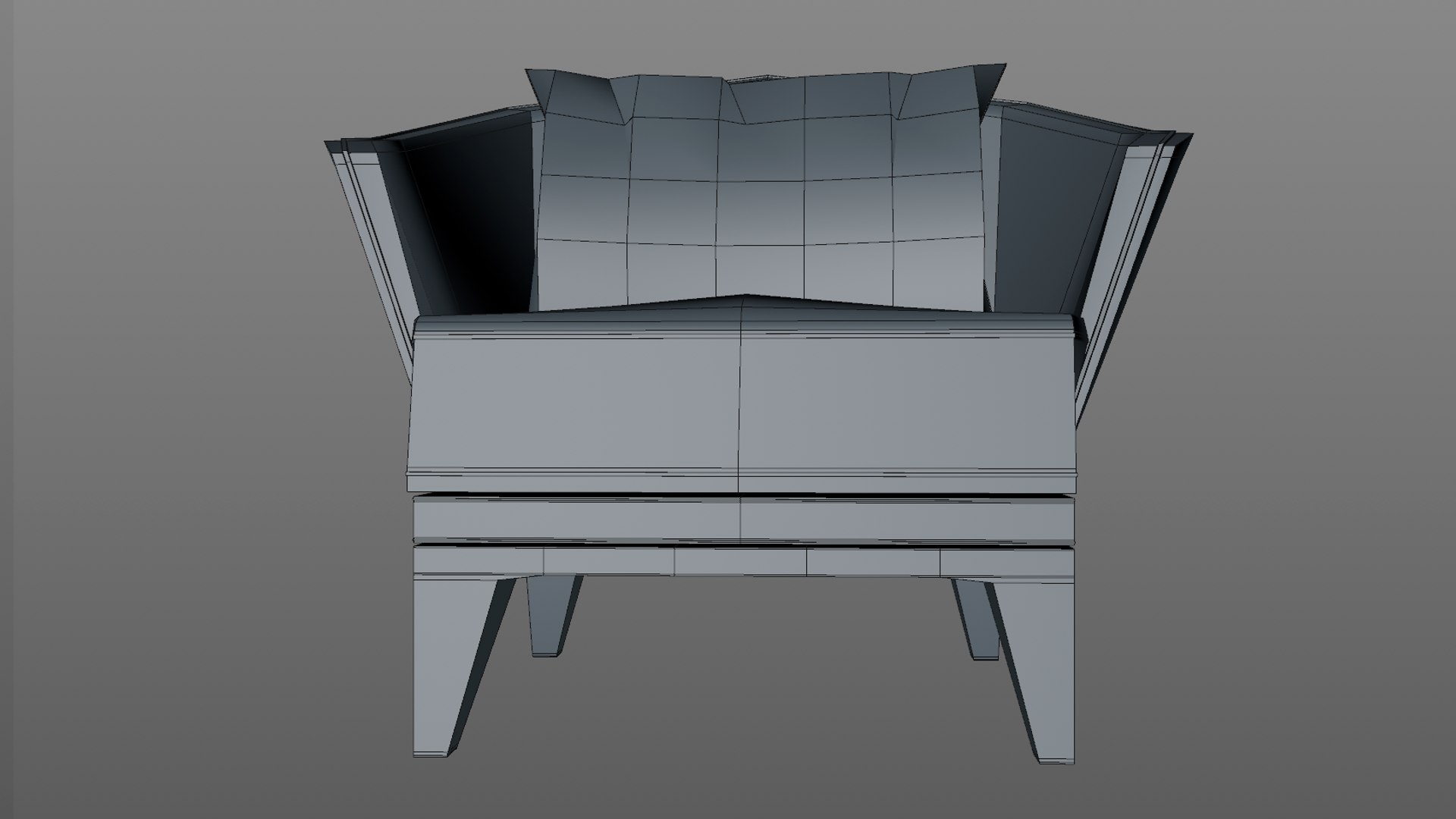 3D Armchair Amy Beilefelder Werkstatten - TurboSquid 1347564