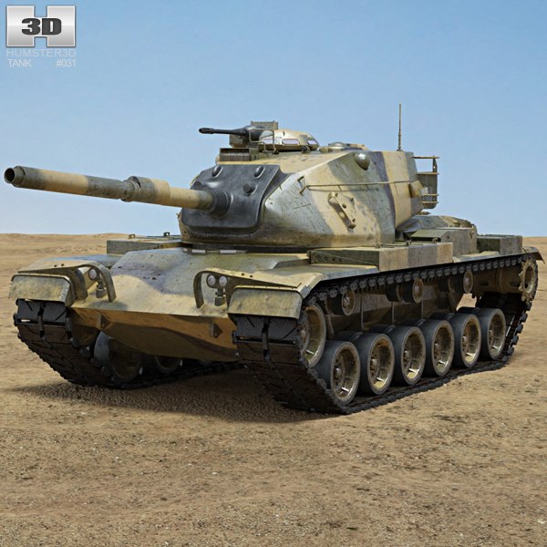 modelo 3d M60 Patton - TurboSquid 1190762
