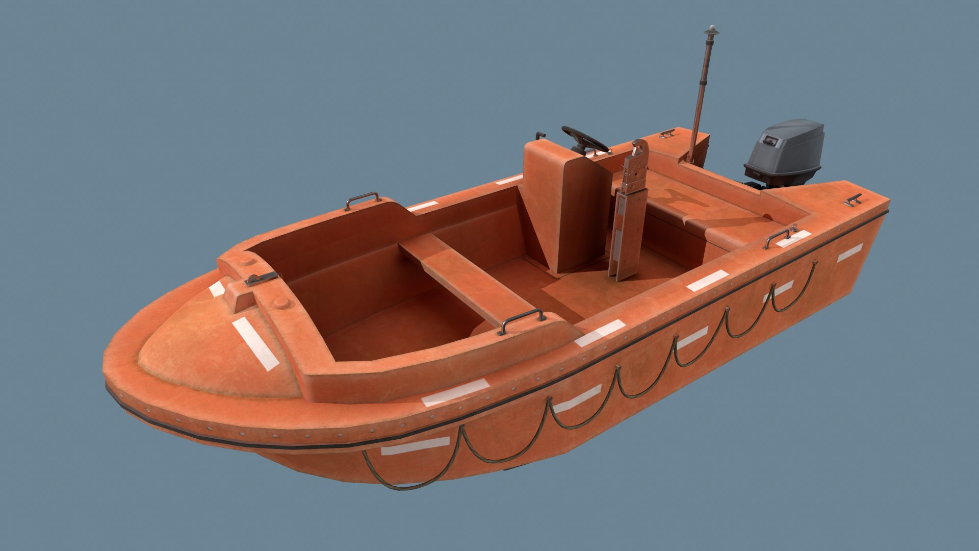 3D Real-time Rigid Rescue Boat Model - TurboSquid 1513060