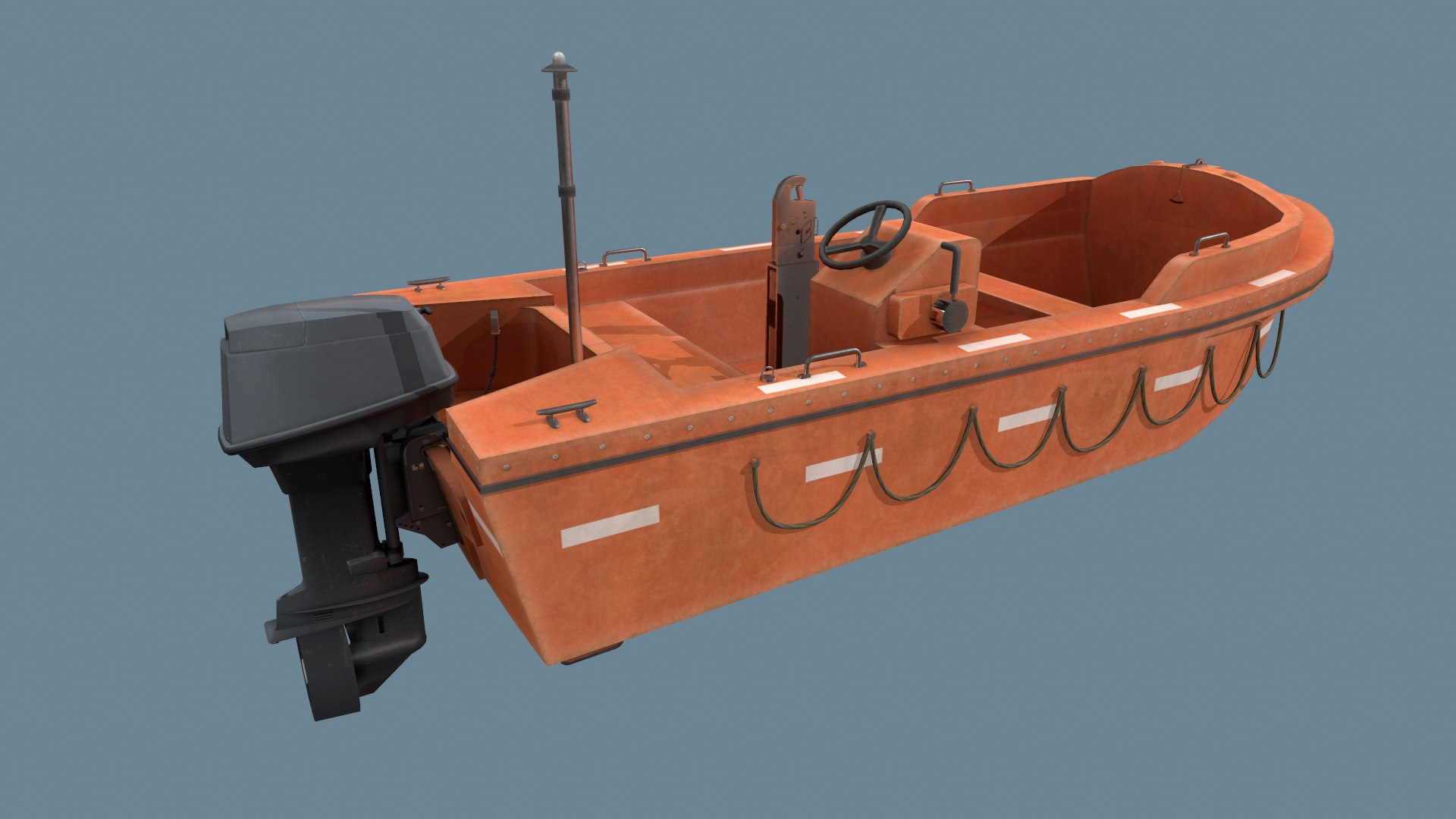 3D Real-time Rigid Rescue Boat Model - TurboSquid 1513060