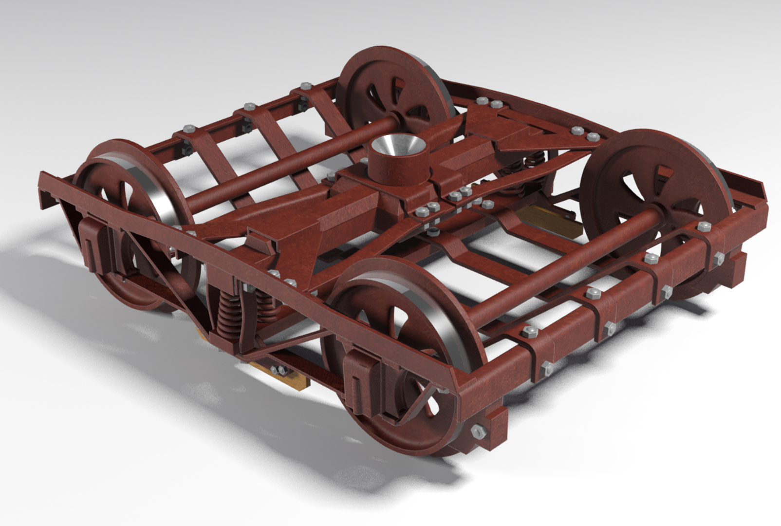 Trolley Wheels 3D Model - TurboSquid 1461325