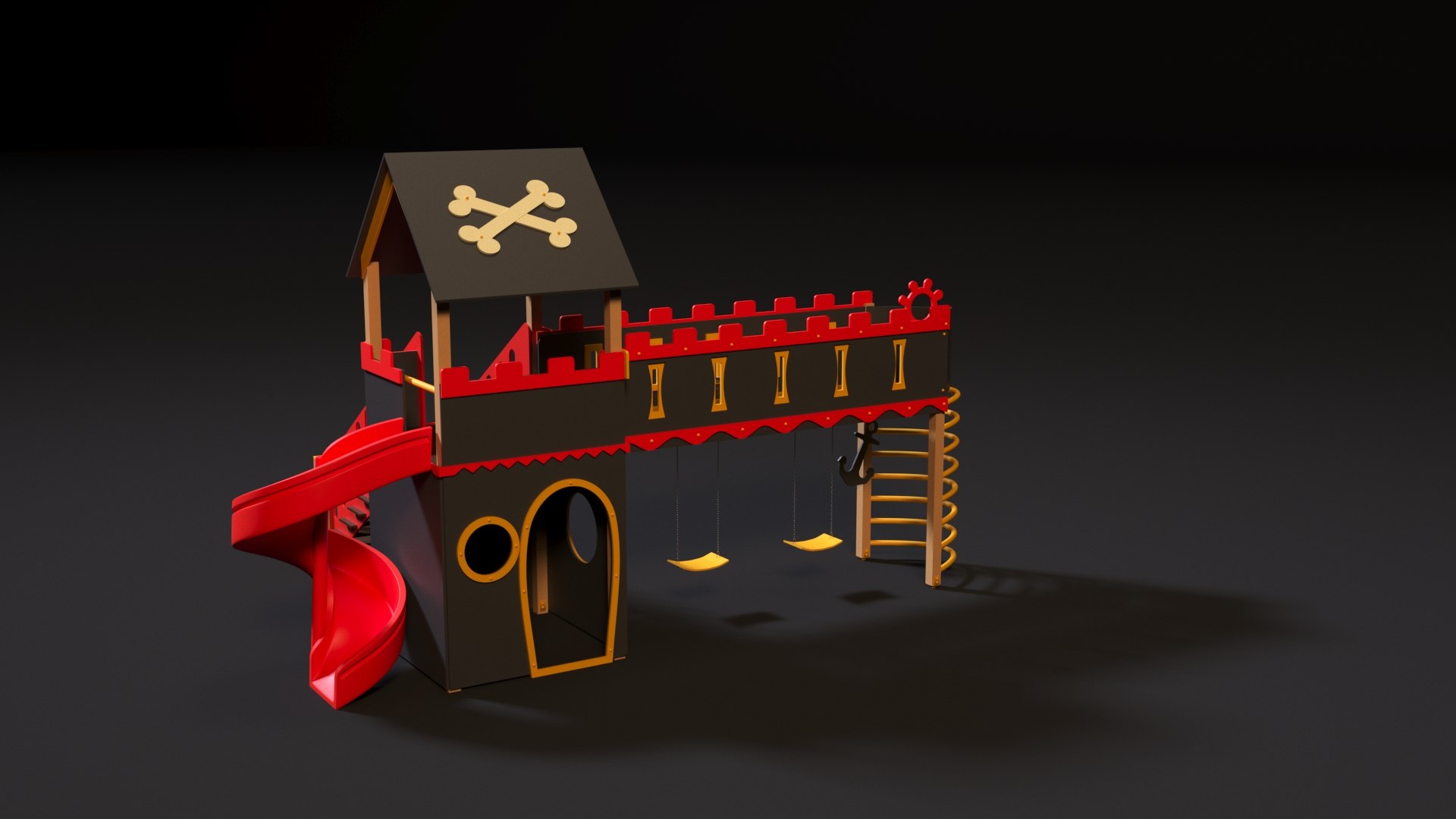 Playground pirates series 3D model - TurboSquid 1753546