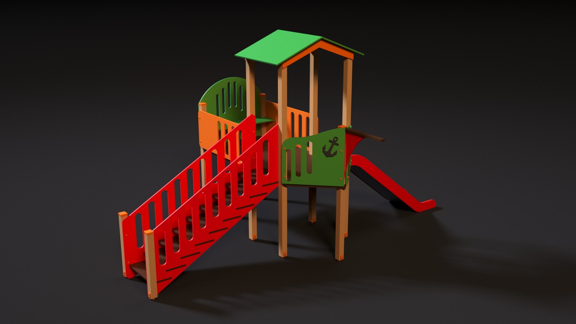 Playground pirates series 3D model - TurboSquid 1753546