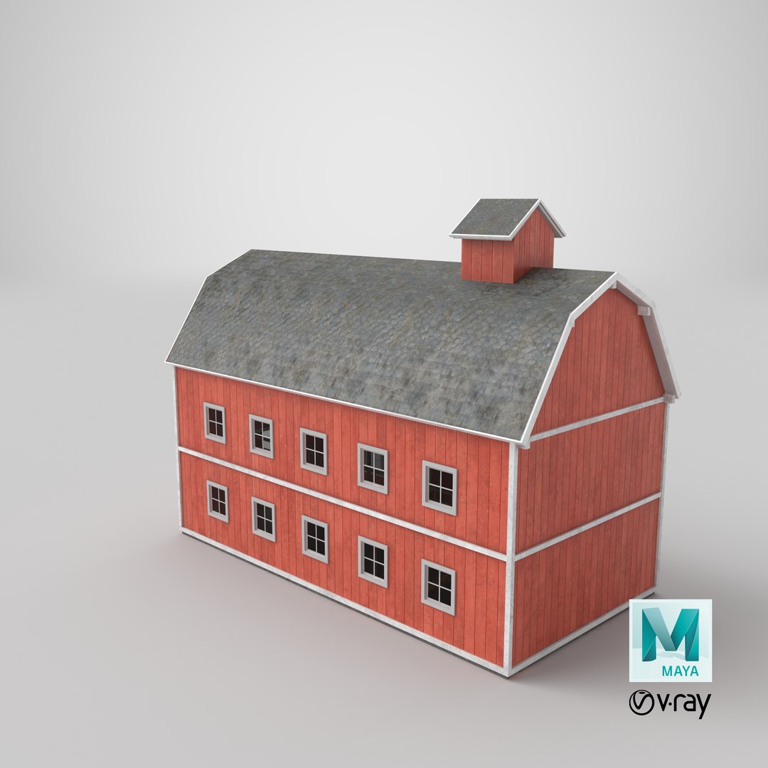 Farm Barn 3D Model - TurboSquid 1334129