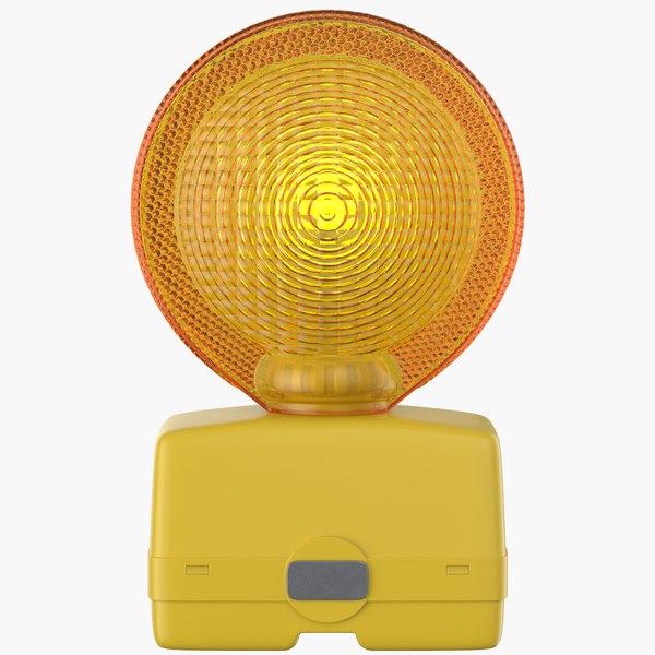 3D warning light model - TurboSquid 1630992