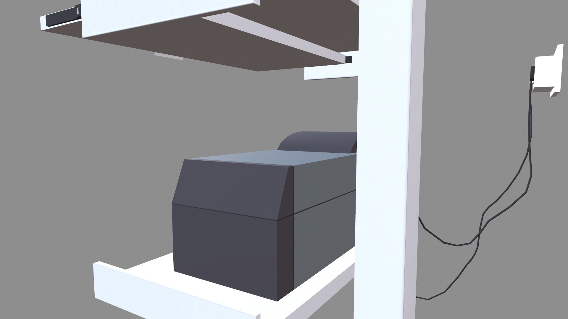 Standing Desk Single Monitor Mount 3D Model - TurboSquid 2316876