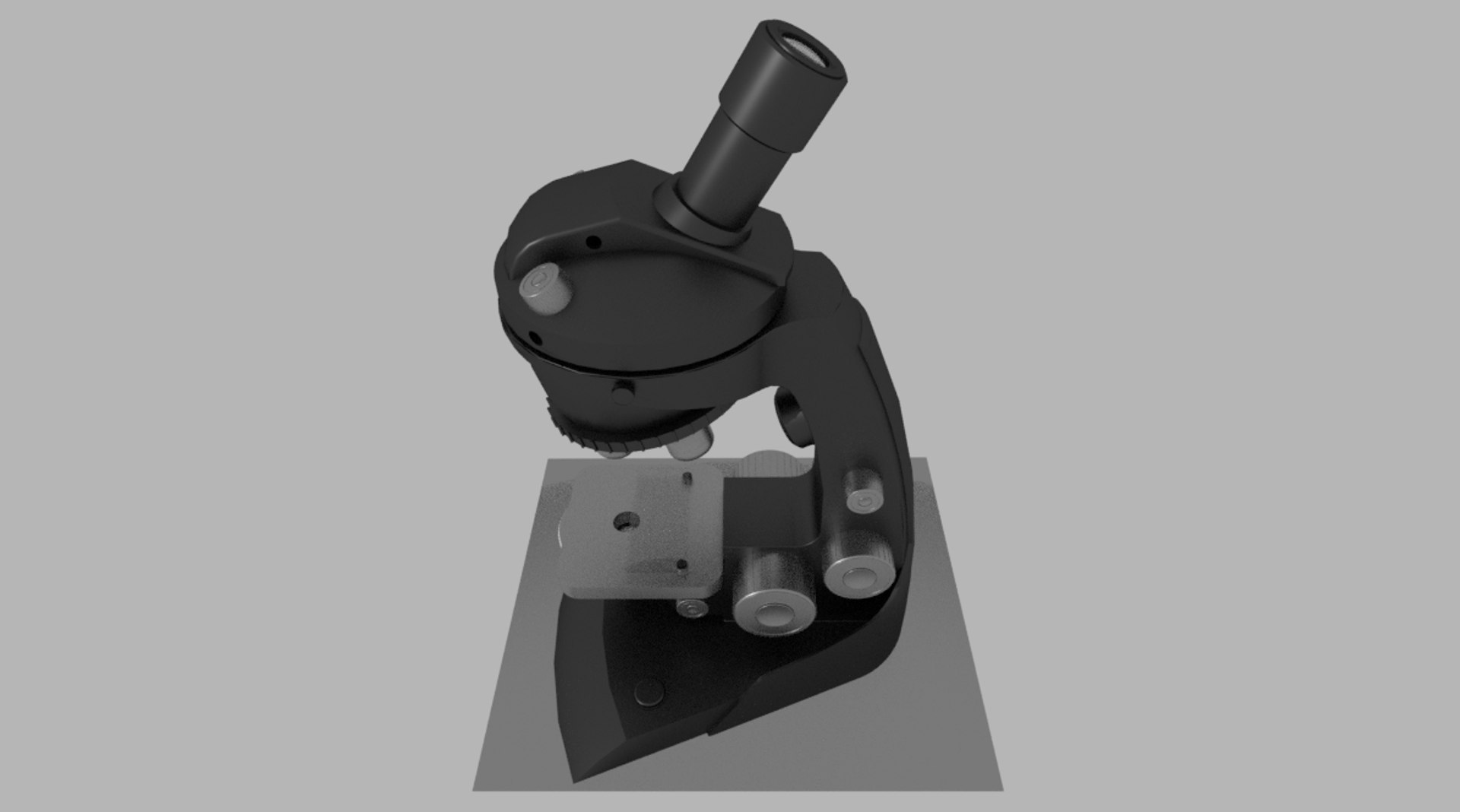 3D Microscope Science Model - TurboSquid 1674045