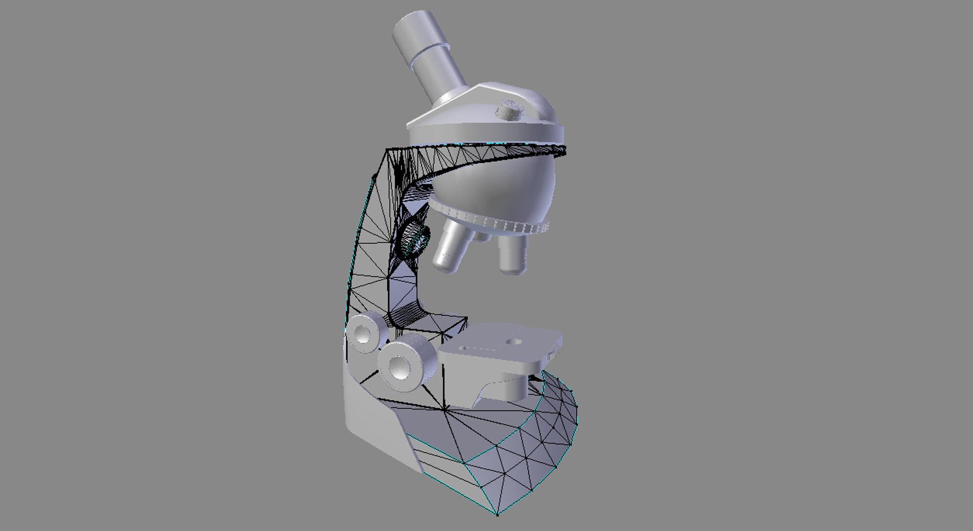3D Microscope Science Model - TurboSquid 1674045