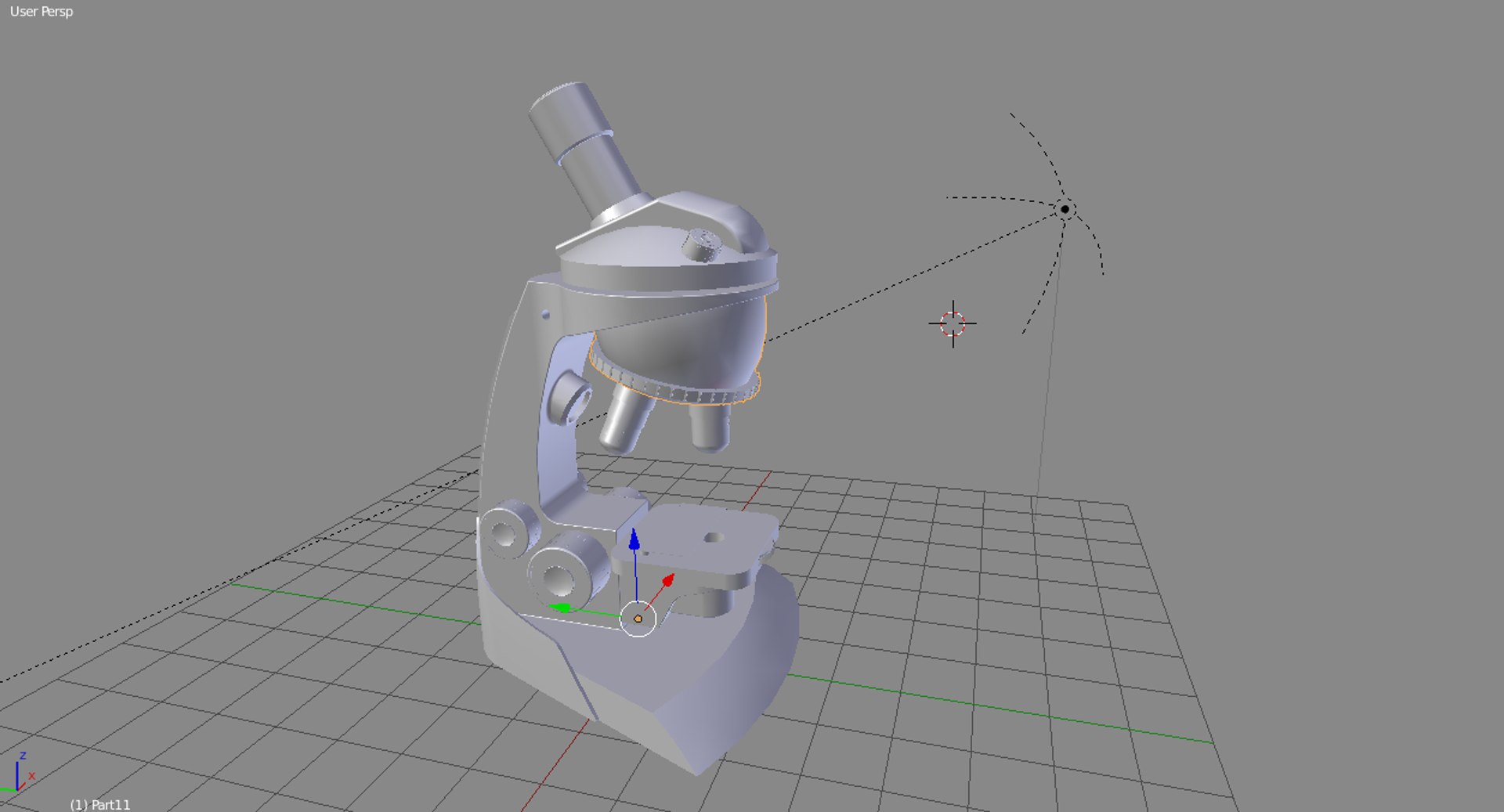 3D Microscope Science Model - TurboSquid 1674045