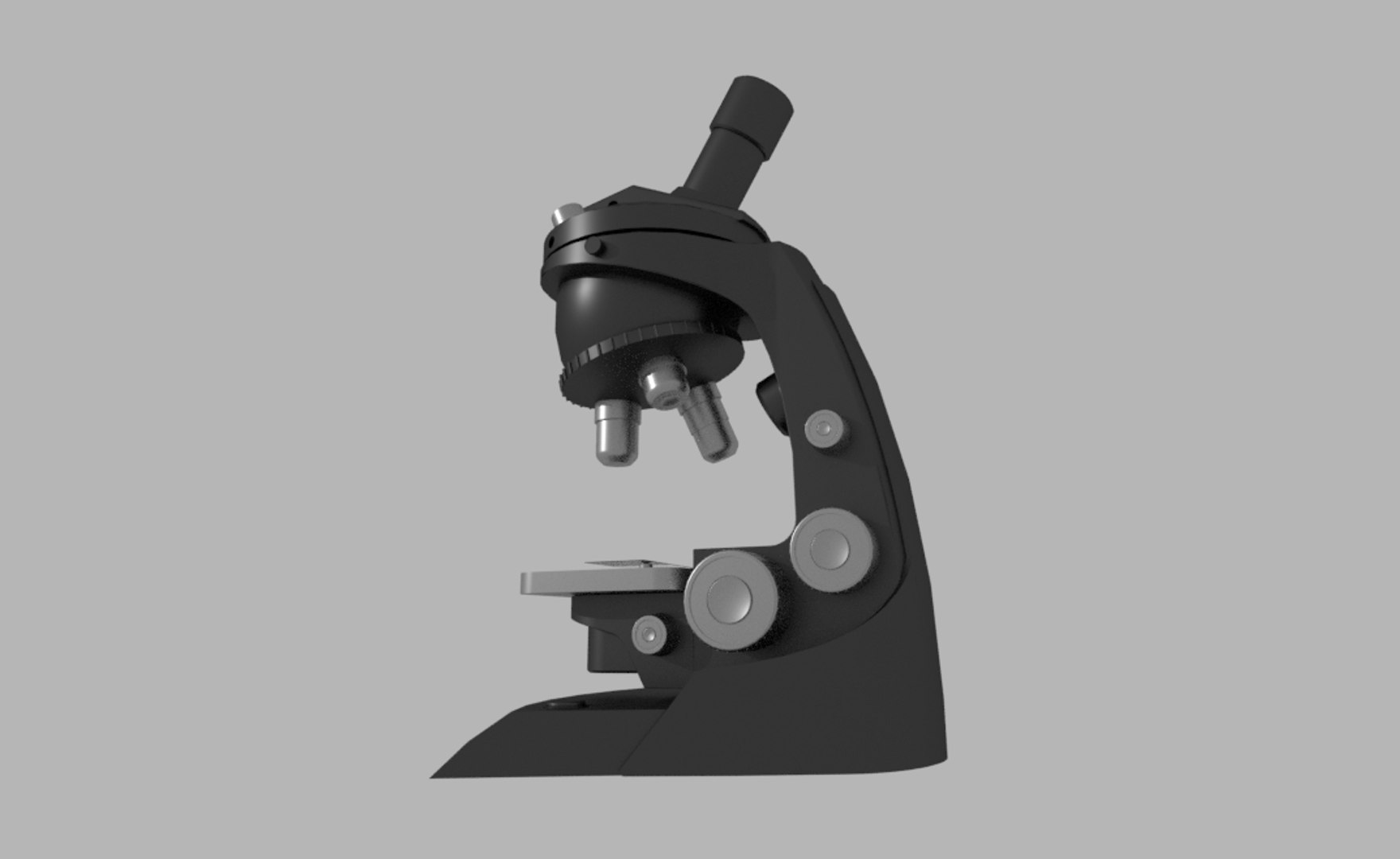 3D Microscope Science Model - TurboSquid 1674045