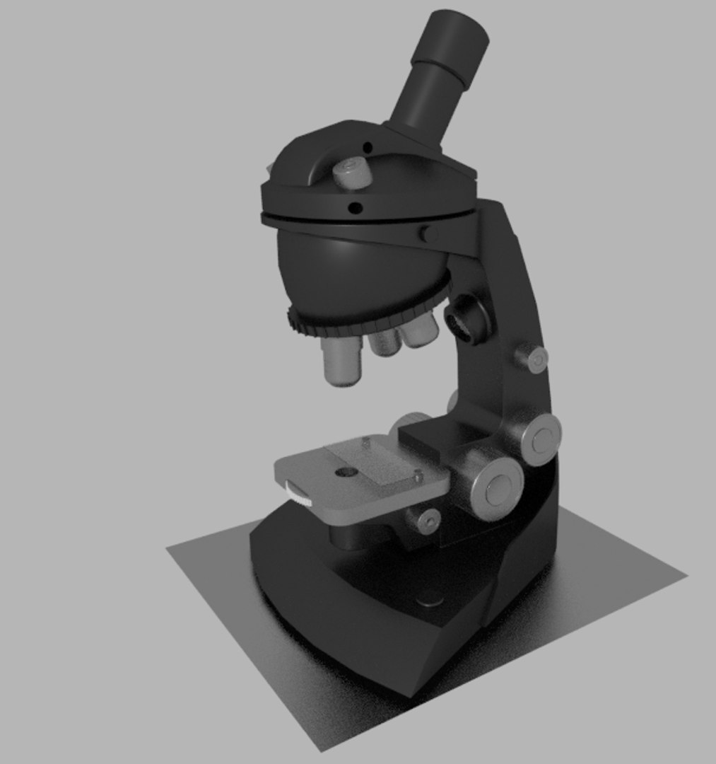 3D Microscope Science Model - TurboSquid 1674045