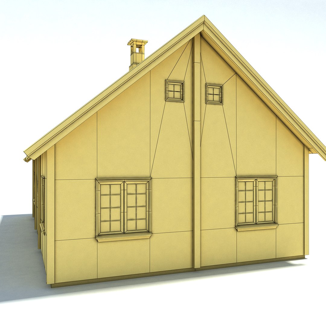 3d Old House