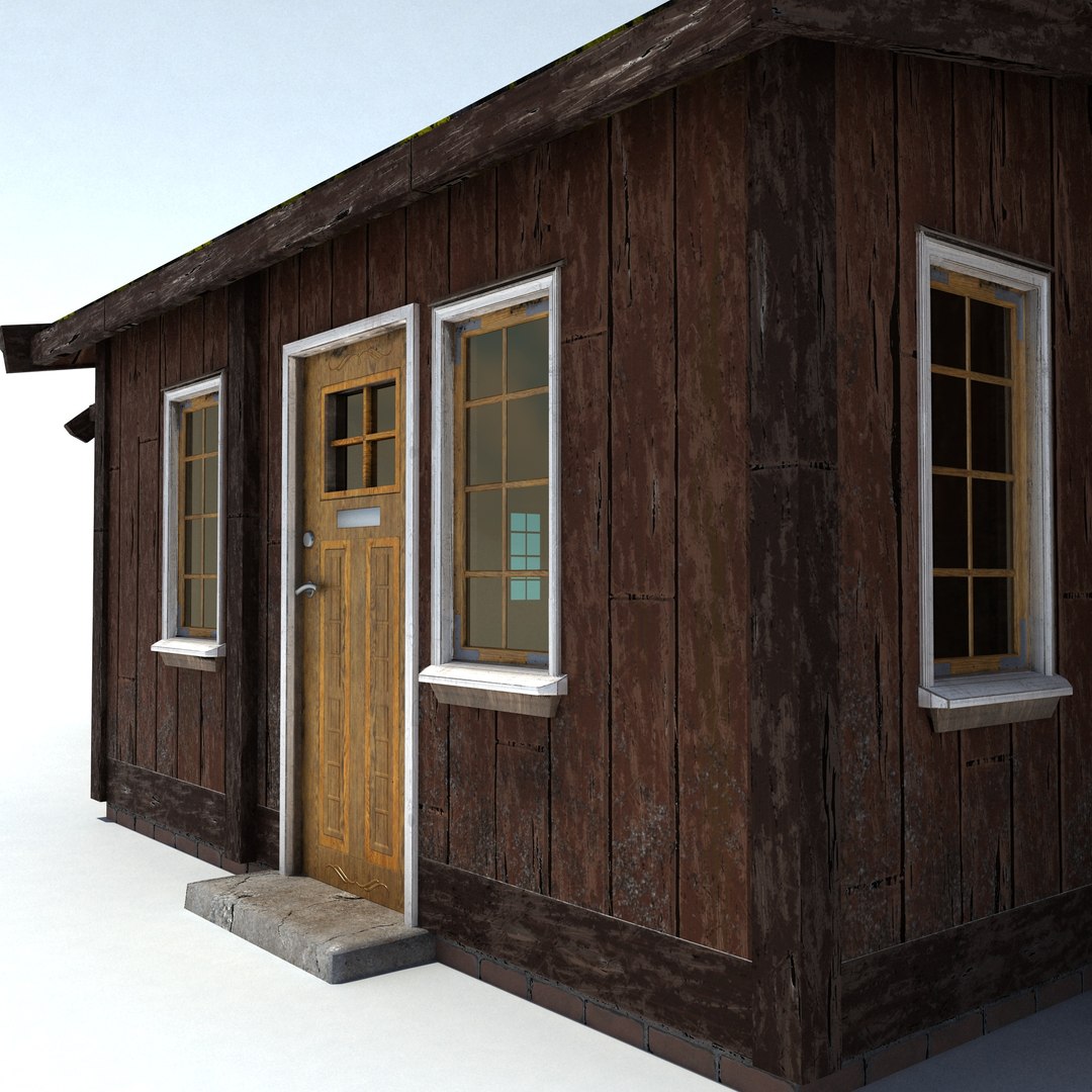 3d Old House