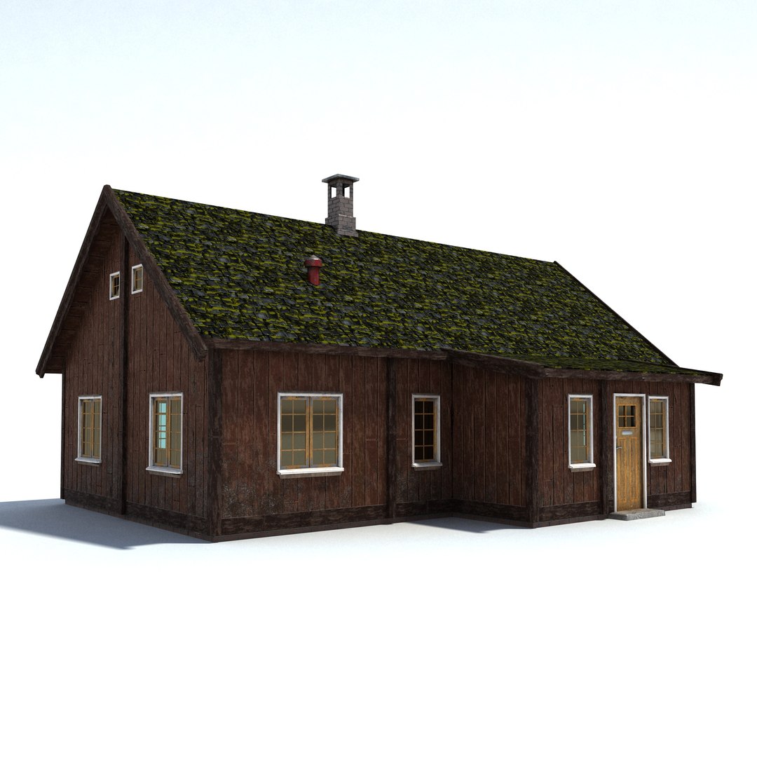 3d Old House
