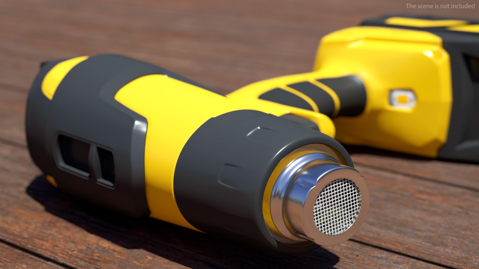 Yellow Heat Gun Cordless 3D - TurboSquid 2080824