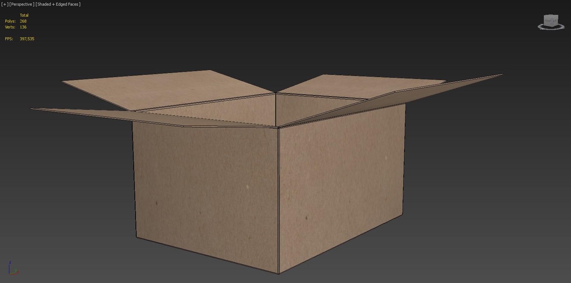 Free Cardboard Box 3D - TurboSquid 1650348