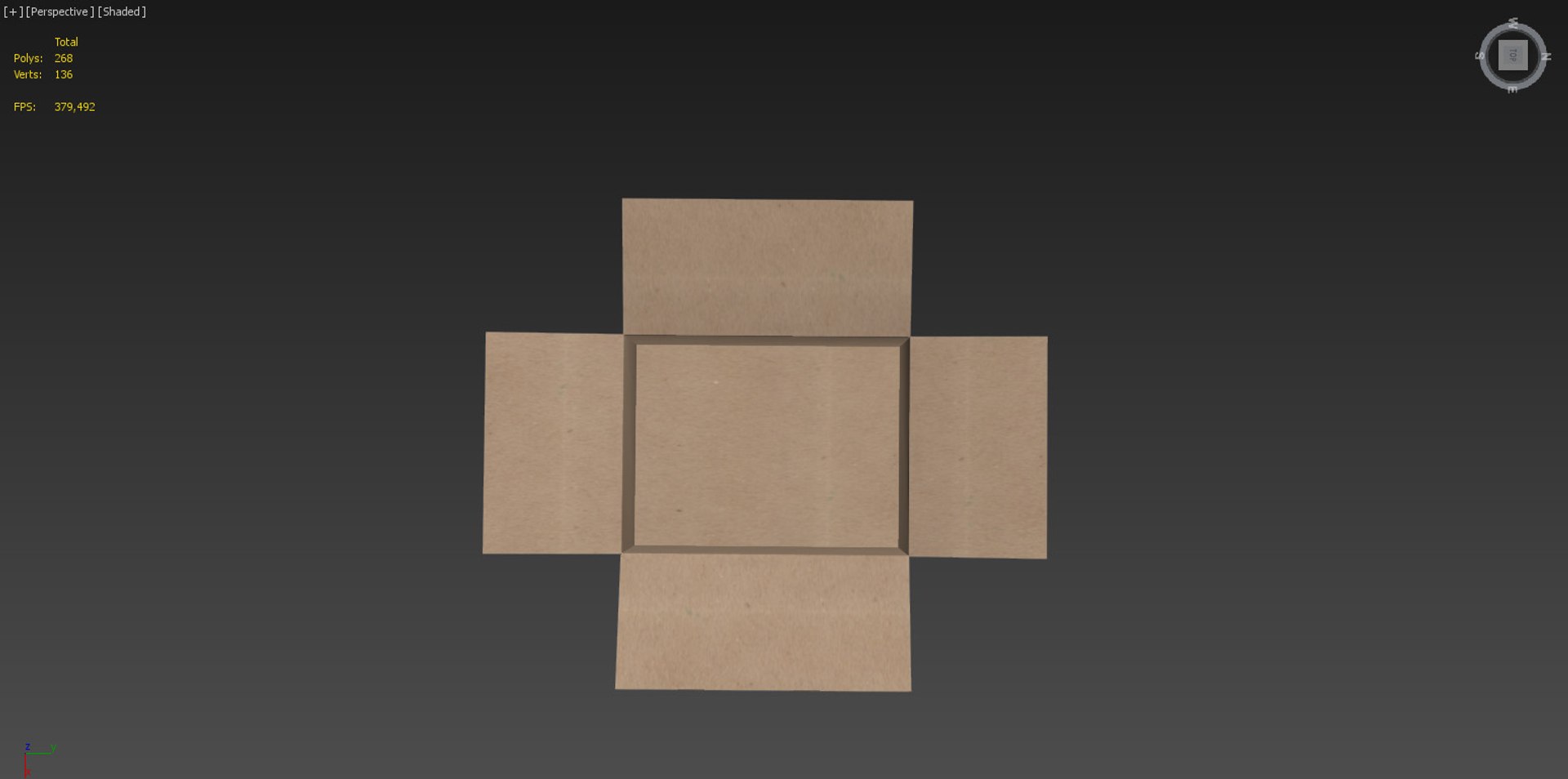 Free Cardboard Box 3D - TurboSquid 1650348